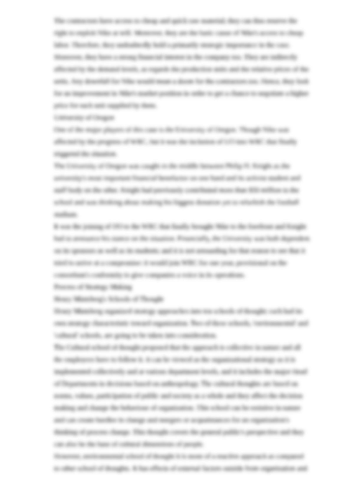 Introduction to Nike | Course Paper