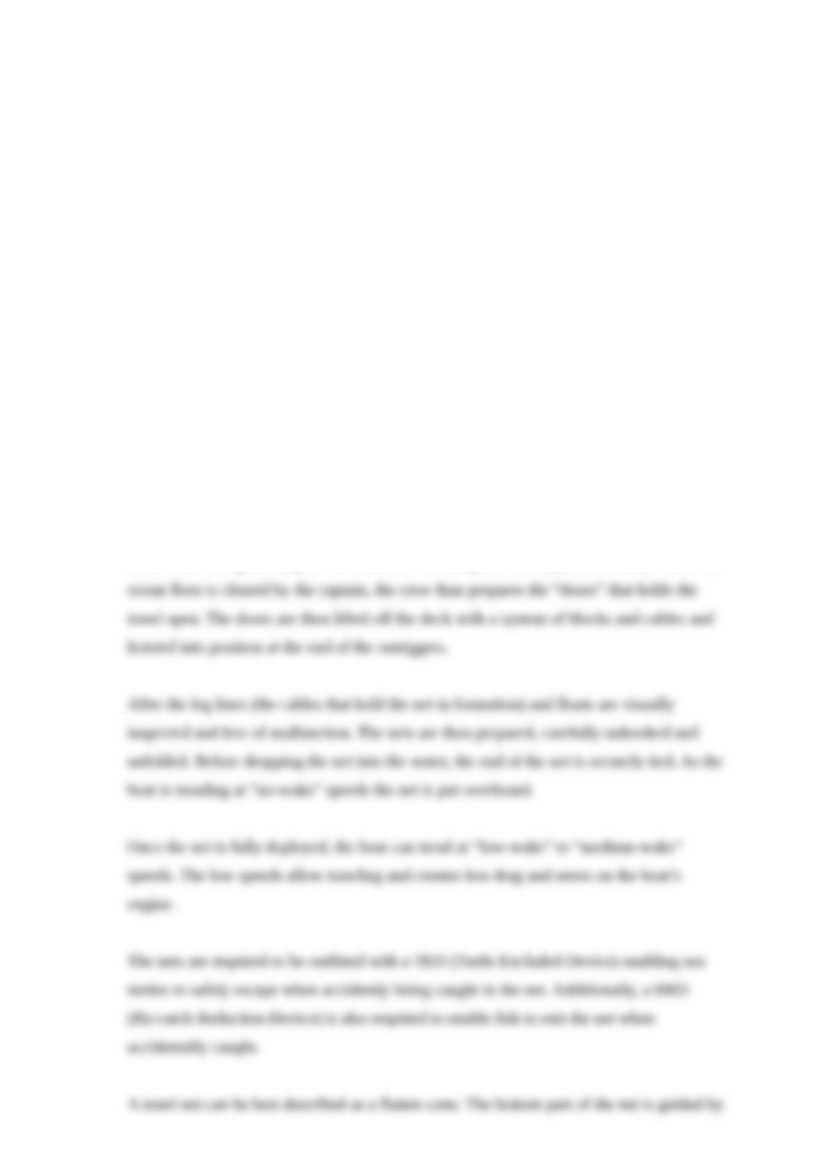 Shrimp Trawling Process Analysis | Get 24/7 Homework Help | Online ...