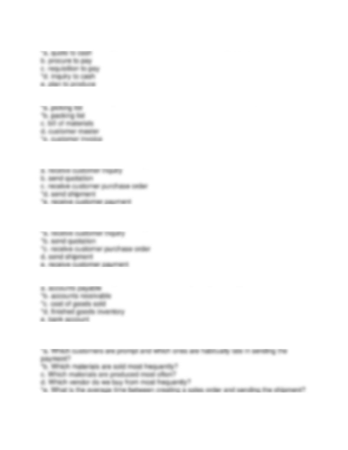 Science & Mathematics Chapter 4 Which The Following Are Variations The ...